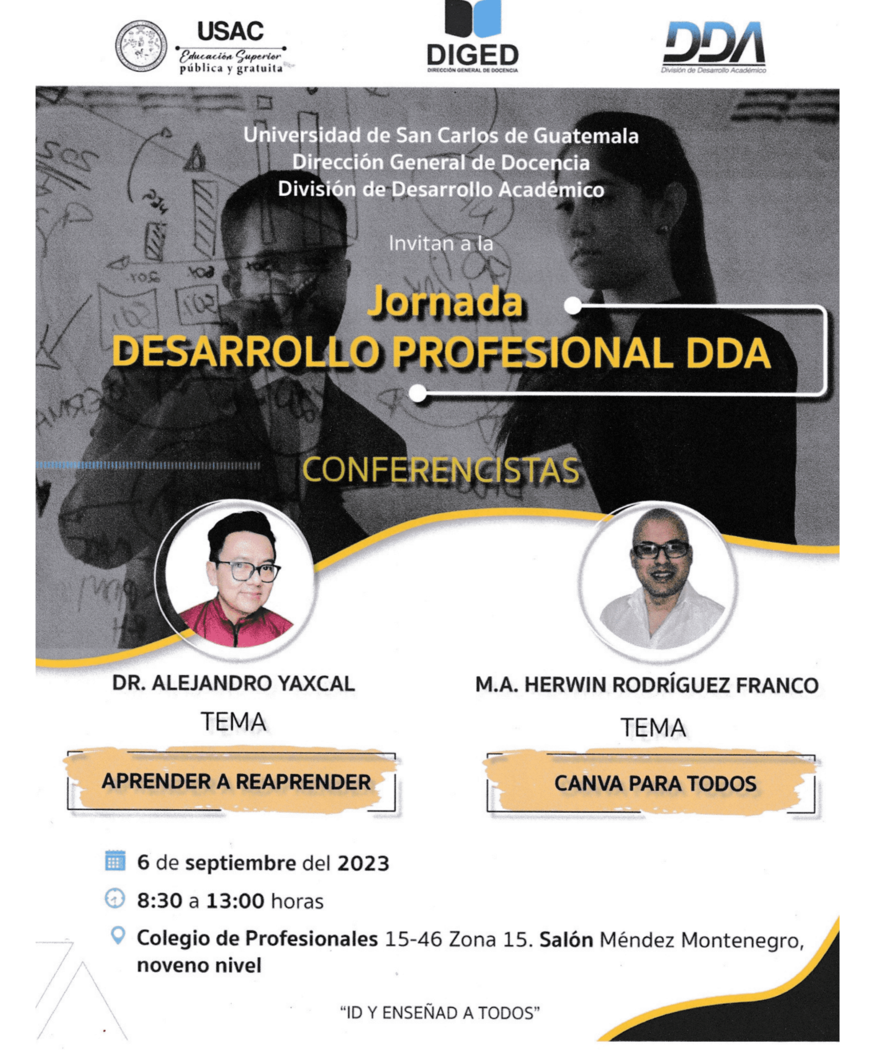 ACTIVIDADES – División de Desarrollo Académico – DDA