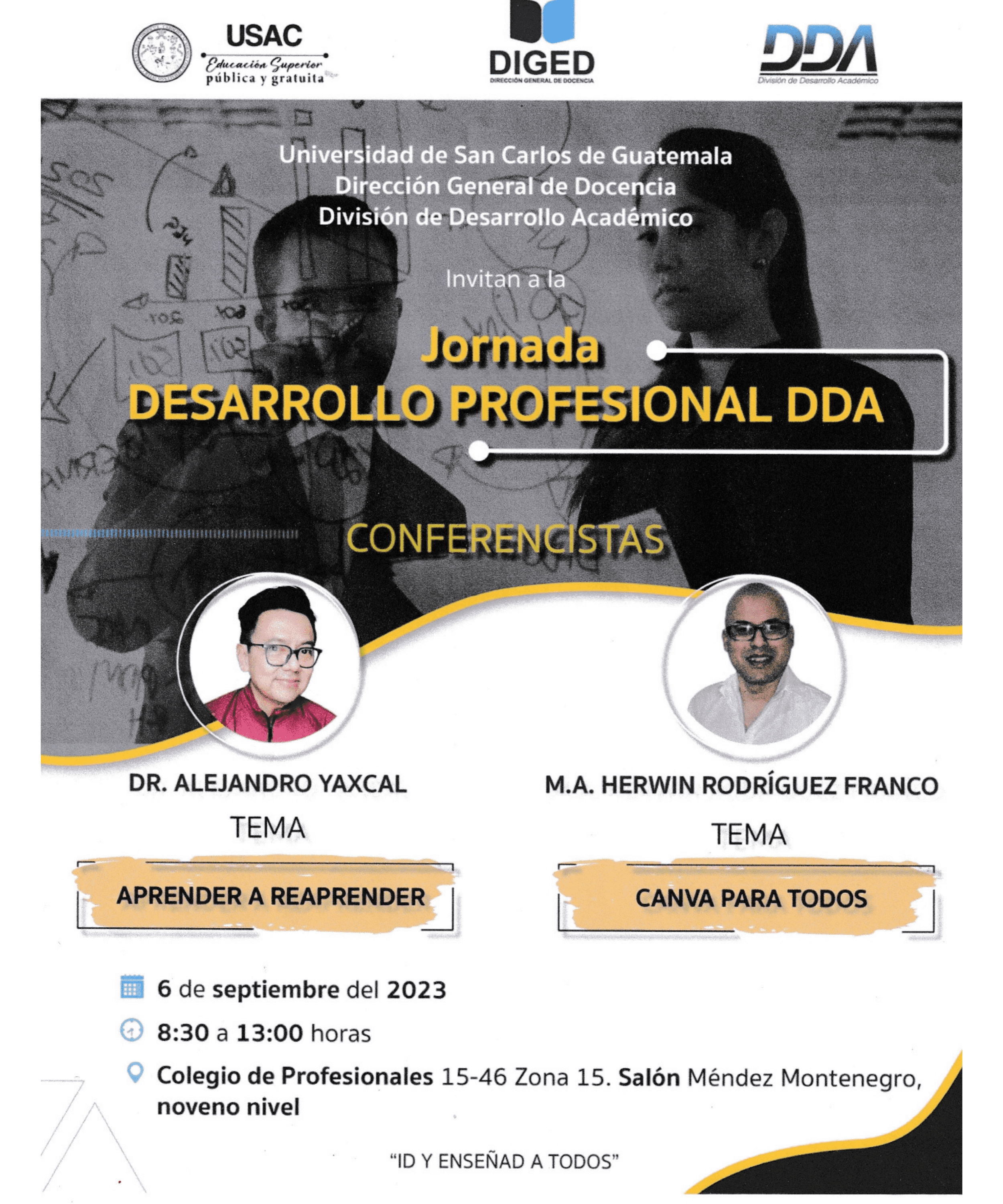 ACTIVIDADES – División de Desarrollo Académico – DDA